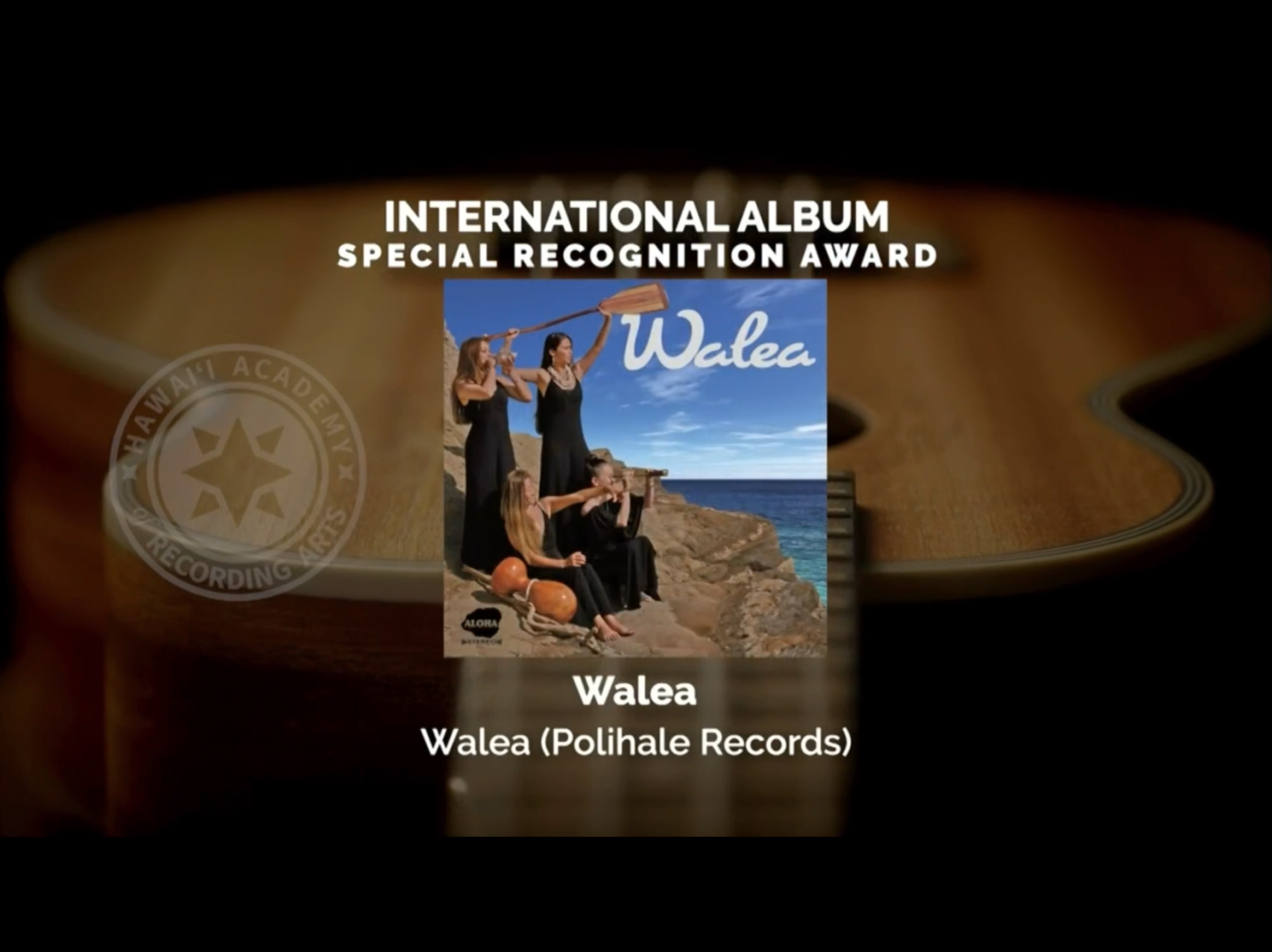Full Album Walea nominated 2022 Nā HōKū Hanohano Awards International ...